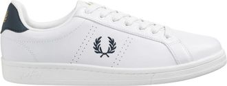 Fred Perry Leather Lace Sneakers - - Shoes - Herren - Wei&szlig; - 40 EU