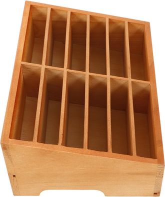 Valiclud Aufbewahrungsbox mit 12 F&auml;chern f&uuml;r Handys Schreibtisch Organizer Handyhalter f&uuml;r B&uuml;ro und Besprechungsr&auml;ume Tragbar und Vielseitig