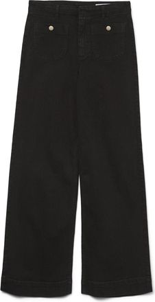 Vero Moda Female Weit geschnitten VMKAYLA Hohe Taille Weiter Beinschnitt Jeans