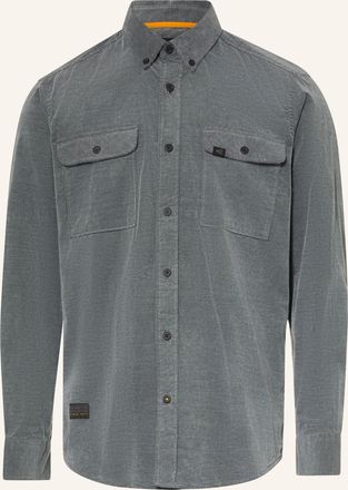 Camel Active Camel Active Samt-Overshirt blau