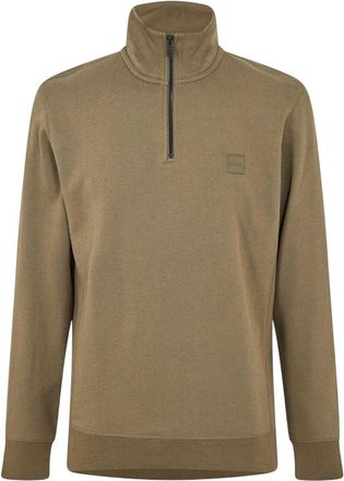 HUGO BOSS Sweatshirt f&uuml;r Herren, Frottee (Gr&uuml;n)
