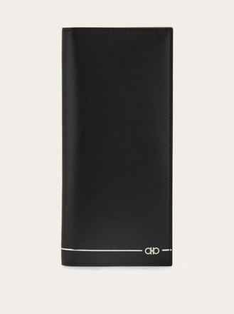 Ferragamo Herren Gancini Organizer-Brieftasche Schwarz