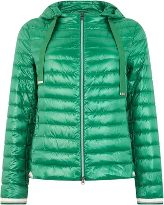 Herno Femme, Vestes, Vert, Taille: 44 FR Veste matelass&eacute;e avec capuche et fermeture &eacute;clair