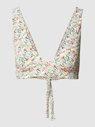Tommy Hilfiger Bikini-Oberteil mit Allover-Muster