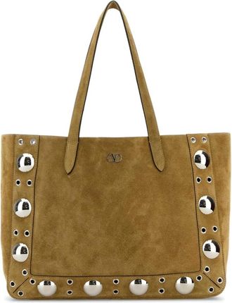 Valentino Garavani Femme, Sacs, Brun, Taille: ONE Size Nellcote Frame S Tote