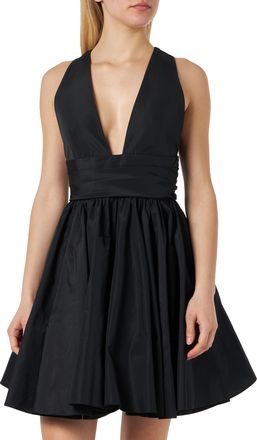 Pinko Damen Casalferma, Taftkleid L&auml;ssiges Abendkleid, Z99_Schwarz Limousine, 44