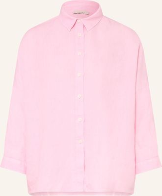 Lilienfels Lilienfels Hemdbluse Aus Leinen Mit 3/4-Arm rosa