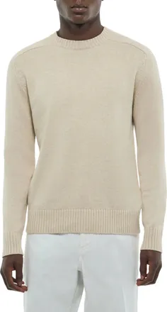 Fursac Pull &agrave; col rond en laine et coton - Taille XL - Homme