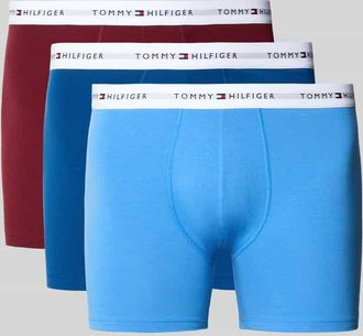 Tommy Hilfiger Trunks aus Baumwoll-Mix im 3er-Pack