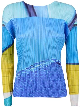 Issey Miyake T-Shirt Manica Corta City Collage