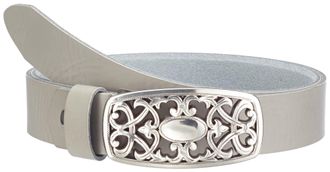 MGM Damen Gürtel 950-1908, Gr. 80, Grau (h.grau-cemento)