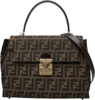 Fendi Sac &agrave; main vintage doccasion - Femme - Pre-owned - Brun - Taille: ONE Size
