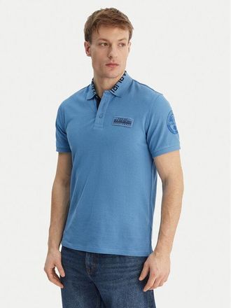 Napapijri Poloshirt E-Amundsen NP0A4IN9 Blau Regular Fit