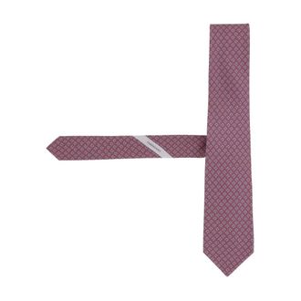 Ferragamo Seidenkrawatte mit gemustertem Design - - Accessories - Herren - Mehrfarbig - ONE SIZE
