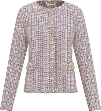 Emme Di Marella Emme DI Marella, Femme, Vestes, Multicolore, Taille: 38 FR Veste en tweed Ribes