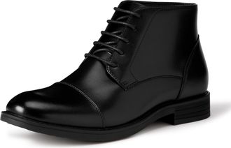 Amazon Essentials Herren Abendstiefel Mit Captoe-Zehenpartie, Schwarz, 39.5 EU
