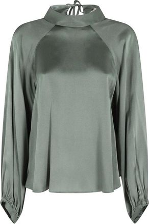Semicouture Femme, Blouses et Chemises, Vert, Taille: 36 FR Camicia Carminia