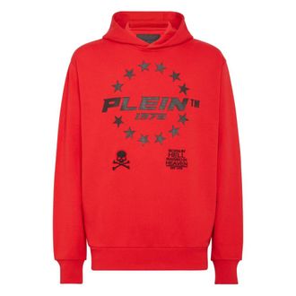Philipp Plein Kapuzenpullover - - Sweatshirts & Hoodies - Herren - Rot - L