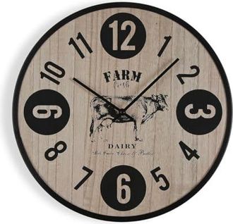 VERSA Wanduhr Farm Metall 4 x 40 x 40 cm - Marke EAN: 8420327560421