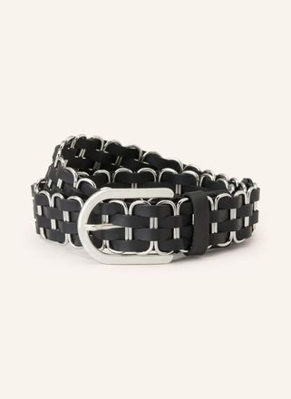 BA&SH Ba&Sh Flechtg&uuml;rtel Beck Aus Leder schwarz