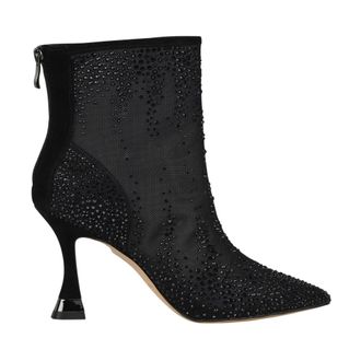 Alma En Pena Zipper Bootie mit Strasssteinen - - Shoes - Damen - Schwarzk - 40 EU
