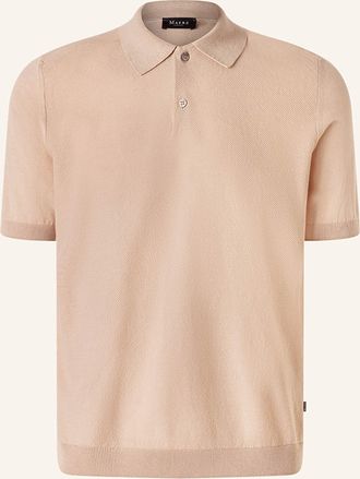 Maerz Maerz Muenchen Piqu&eacute;-Poloshirt Mit Leinen braun