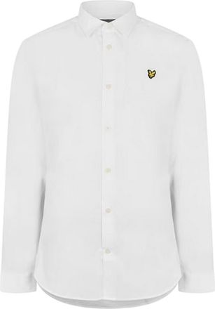 Lyle & Scott Hemd f&uuml;r Herren, Popelin, Schmal, Lang&auml;rmlig (Wei&szlig;)