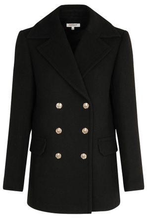 Morgan 242-Gcab-Mantel mittenlang, schwarz, 38 Frau