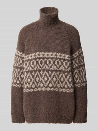 Baum Und Pferdgarten Pullover aus Alpaka mit Rollkragen Modell CRISTINE