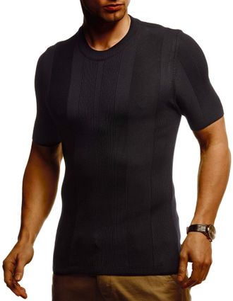 LEIF NELSON T Shirt Herren f&uuml;r Sports & Outdoor | T-Shirt Rundkragen Feinstrick | Sportshirt Herren Kurzarm & Slim Fit Tshirt Herren | Manner Poloshirts | Activew