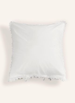 Tekla Tekla Kissenbezug Mit Lochspitze weiss