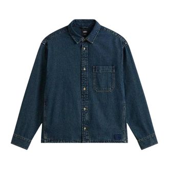 Vans Martinez Denim Overshirt - - Shirts - Herren - Blau - S