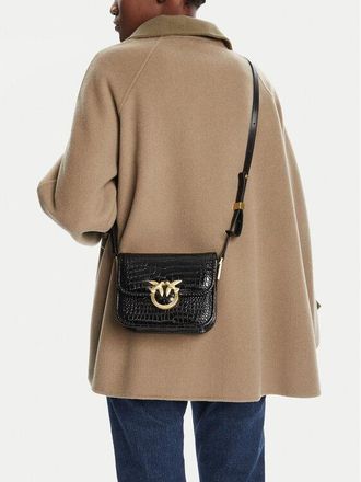 Pinko Handtasche Love Box Bag Fl Mini AI 25-26 PLTT 104297 A2OH Schwarz