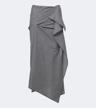 Victoria Beckham Midirock aus Wolle