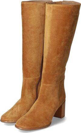 H&ouml;gl 010662211000 Schaftstiefel Rauleder Damen in braun - Gr. 40,5