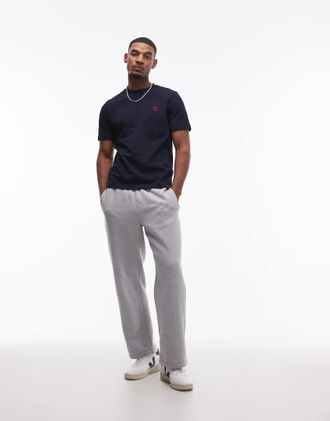 Tommy Hilfiger T-shirt &agrave; logo monogramme - Bleu marine