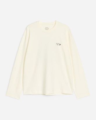 Arket CAF&Eacute; Langarmshirt -Wei&szlig;