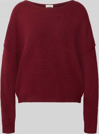 American Vintage Relaxed Fit Strickpullover aus Material-Mix mit Leinen-Anteil