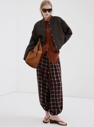 Mango Veste bomber en lyocell violet - Femme - XXS - MANGO