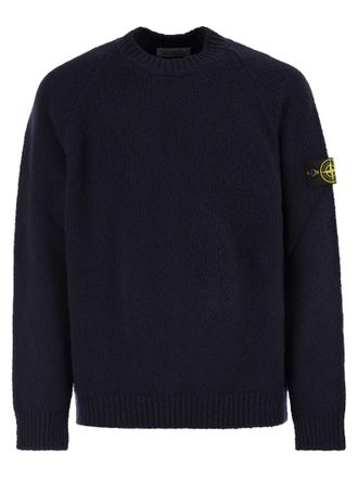Stone Island Cavalier à cou rond de lîle avec des manches Raglan