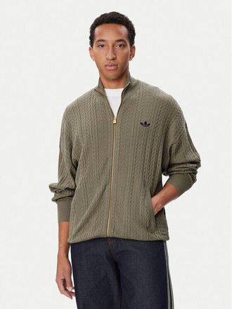 adidas Strickjacke Firebird KR9761 Hellgr&uuml;n Loose Fit