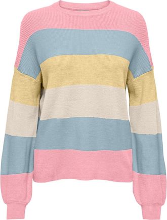 Only Onlatia L/S Stripe Pullover KNT Noos