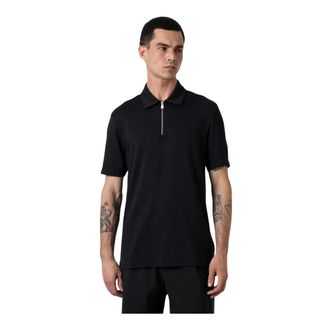 HUGO BOSS Homme, Tops, Noir, Taille: 5XL Polo &eacute;l&eacute;gant en Lyocell/Coton