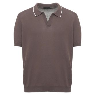 Fay Homme, Tops, Brun, Taille: 2XL Polo Chemises