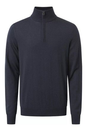 Joop Strickpullover Dario Regular fit mit Troyer-Kragen, Wolle