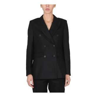 Remain Katalin Double-Breasted Blazer - - Jackets - Damen - Schwarzk - M