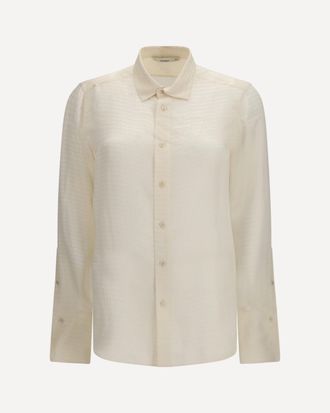 Fendi Jacquard silk Shirt Female 42