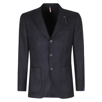 Santaniello Welsh Wool Jacket - - Jackets - Herren - Blau - L