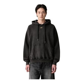 Off-white Sweat &agrave; capuche Fallen Caravaggio - Homme - Sweatshirts et sweats &agrave; capuche - Noir - Taille: XL