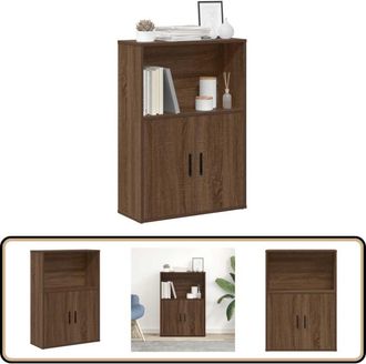 vidaXL vidaXL Bücherregal Braun Eichen-Optik 60x24x85 cm Holzwerkstoff